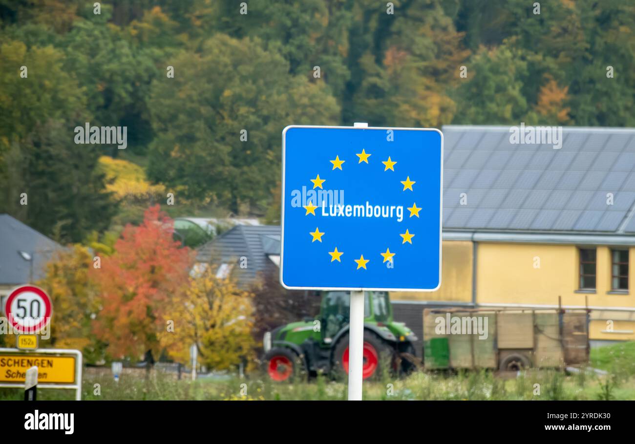 Transport infrastructure in Europe, road signs, directions, country ...