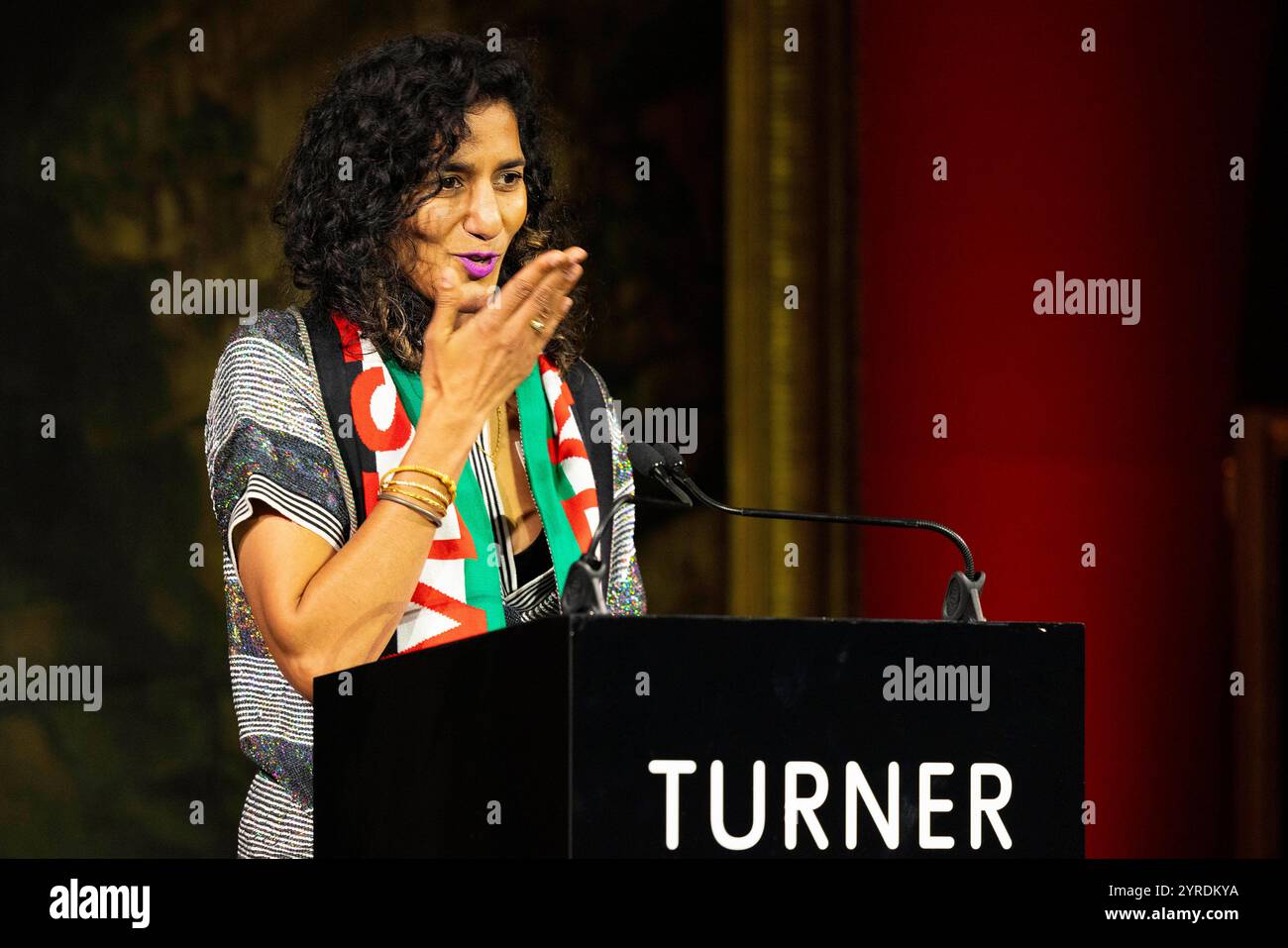 EDITORIAL USE ONLY Jasleen Kaur is announced as the winner of the ...