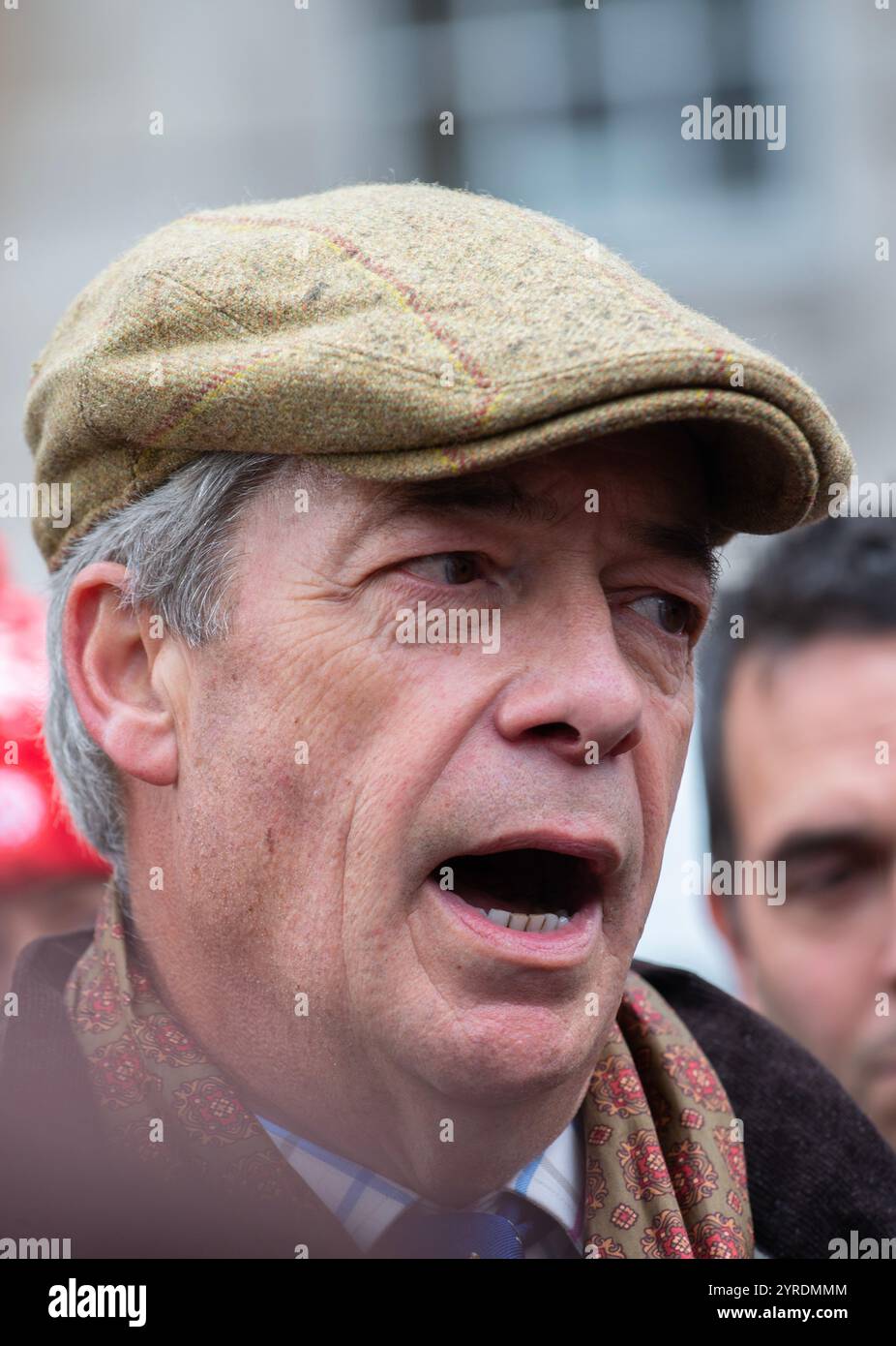 London, UK. 19th Nov 2024. Nigel Farage politician, broadcaster and ...
