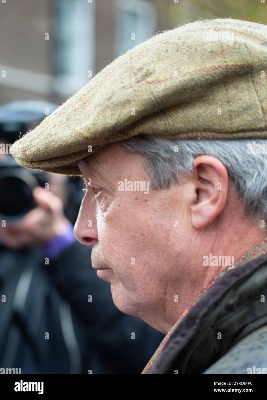 London, UK. 19th Nov 2024. Nigel Farage politician, broadcaster and ...