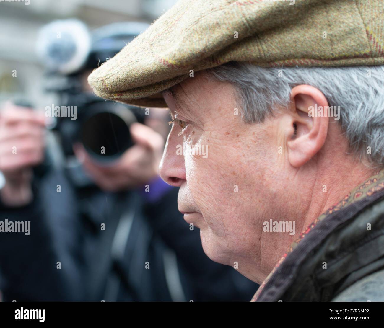 London, UK. 19th Nov 2024. Nigel Farage politician, broadcaster and ...