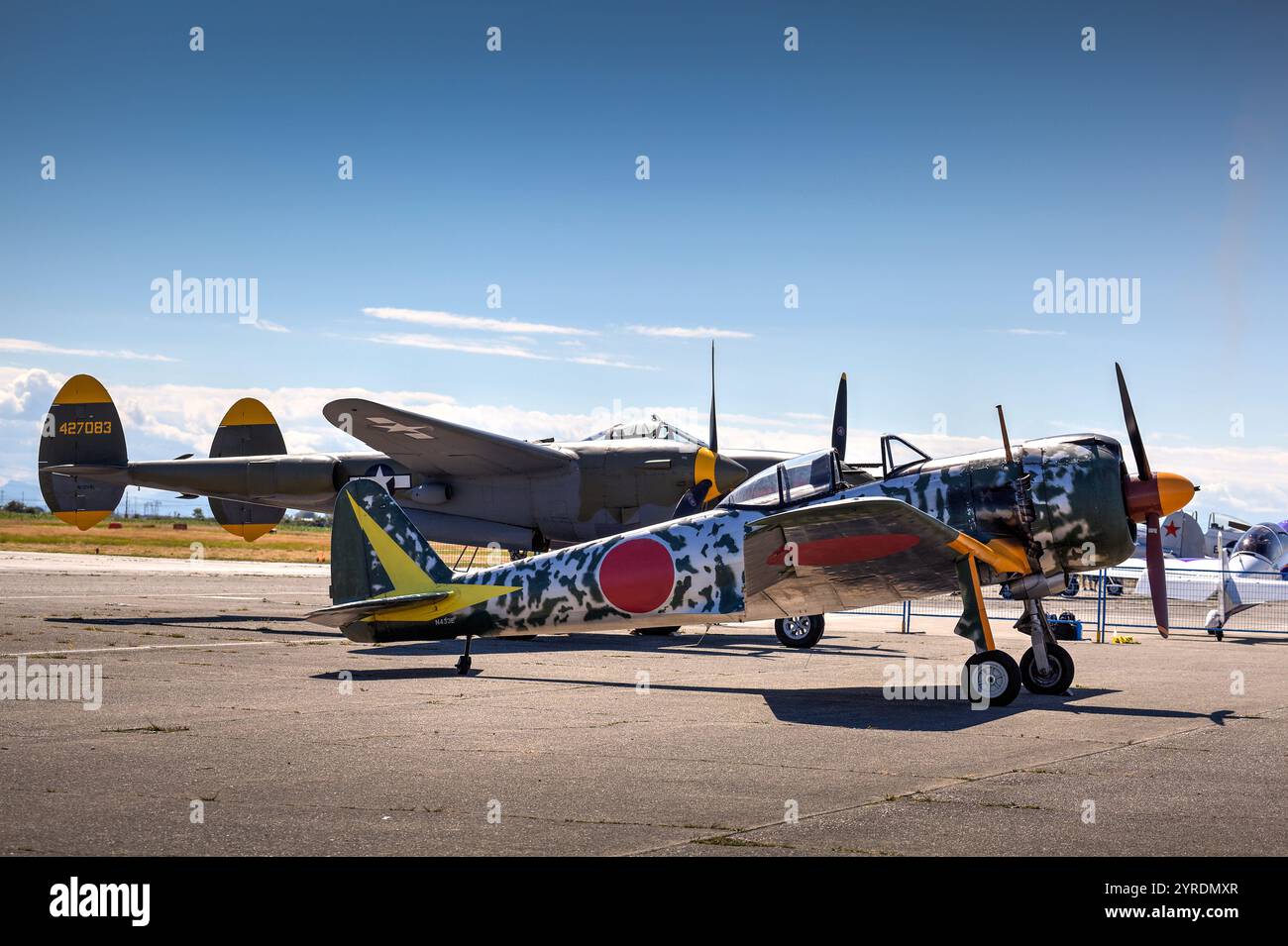 Nakajima Ki-43 Hayabusa "Oscar" at Boundary Bay Canada Stock Photo - Alamy