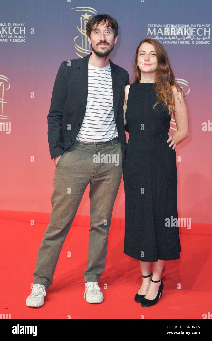 Marrakech, Morocco. 03rd Dec, 2024. Tyler Taormina and Alexandra ...