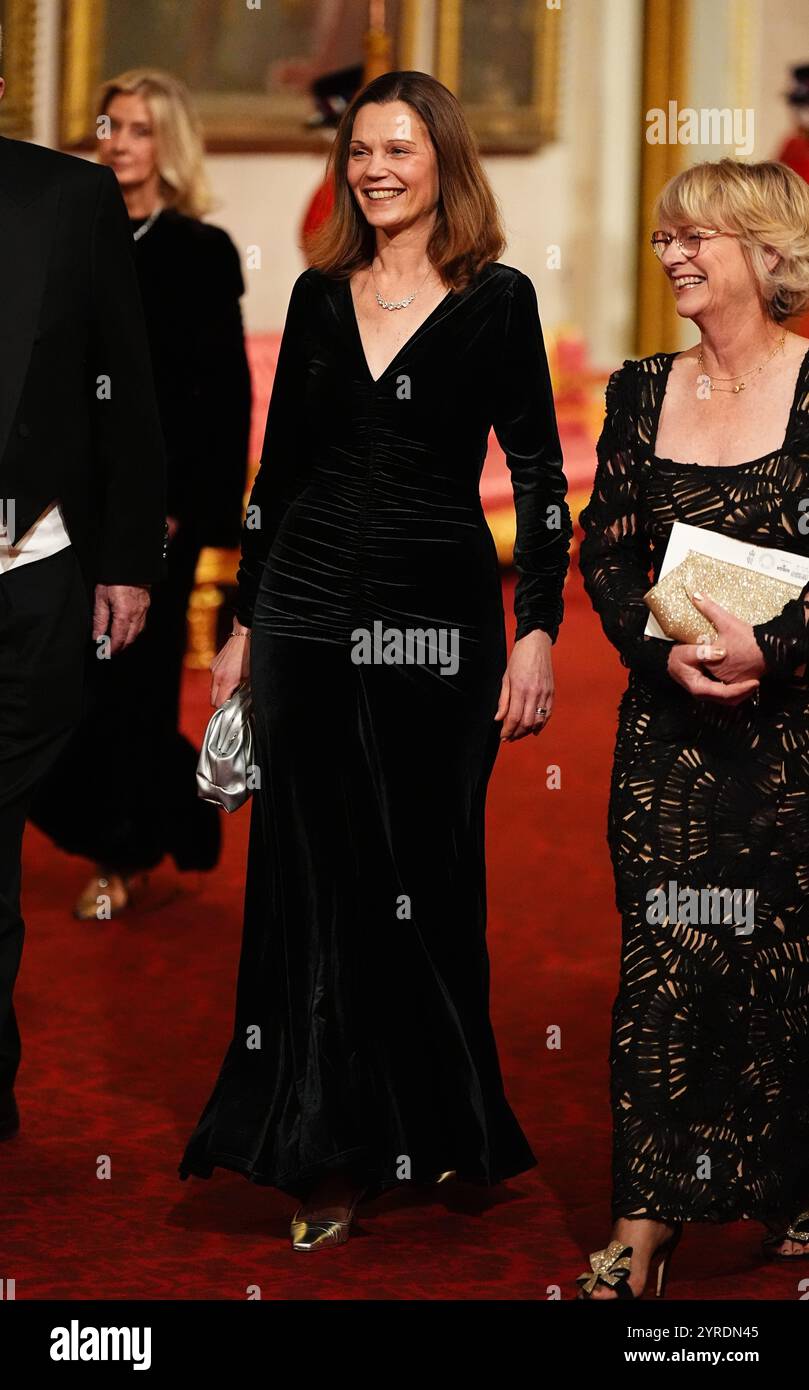 Lady Victoria Starmer makes her way along the East Gallery to attend ...