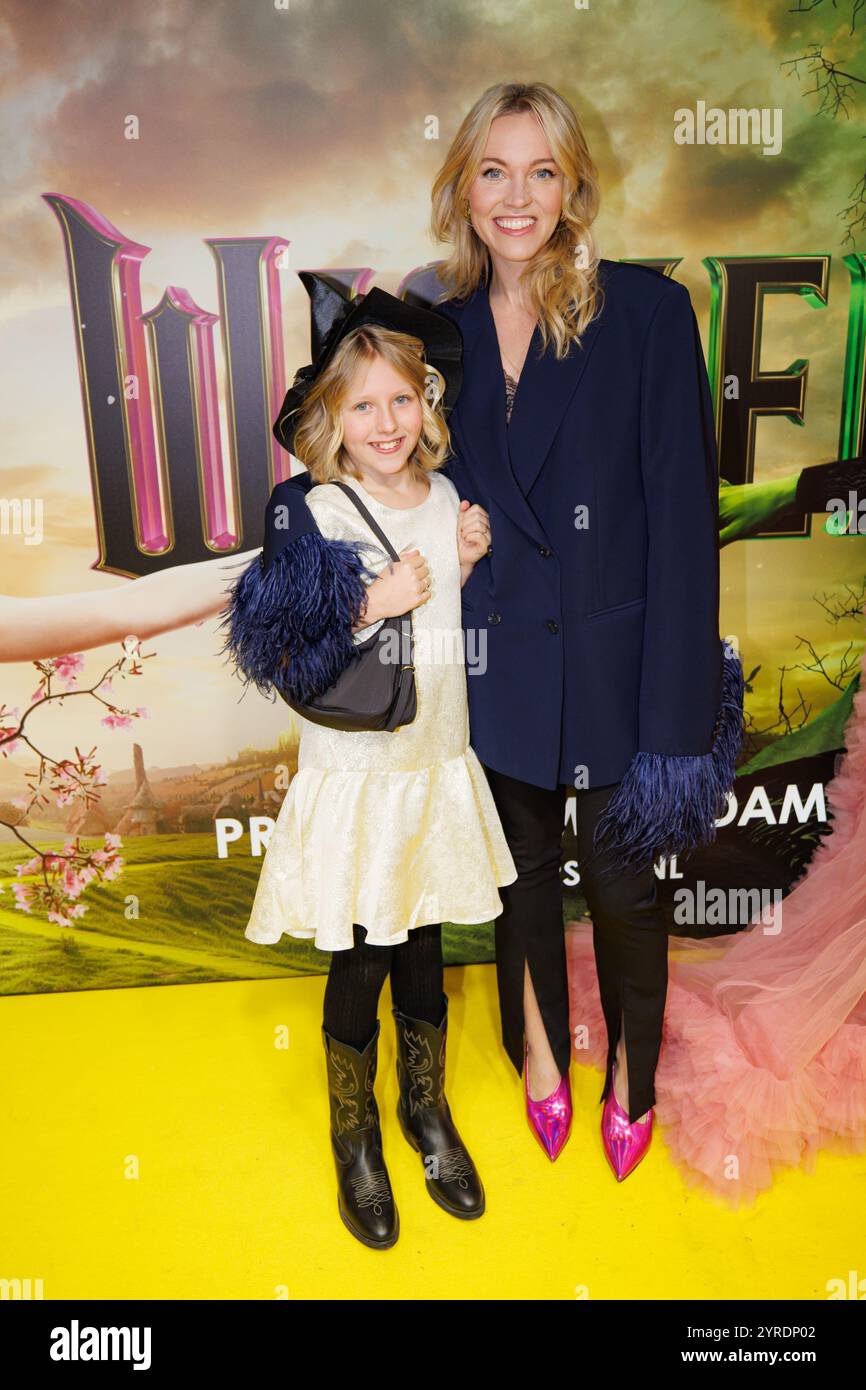 AMSTERDAM - Loes Haverkort with daughter Marie Hannah Verbeij on the ...