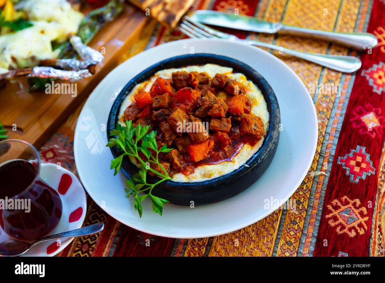 Turkish Food Hunkar Begendi Stock Photo - Alamy