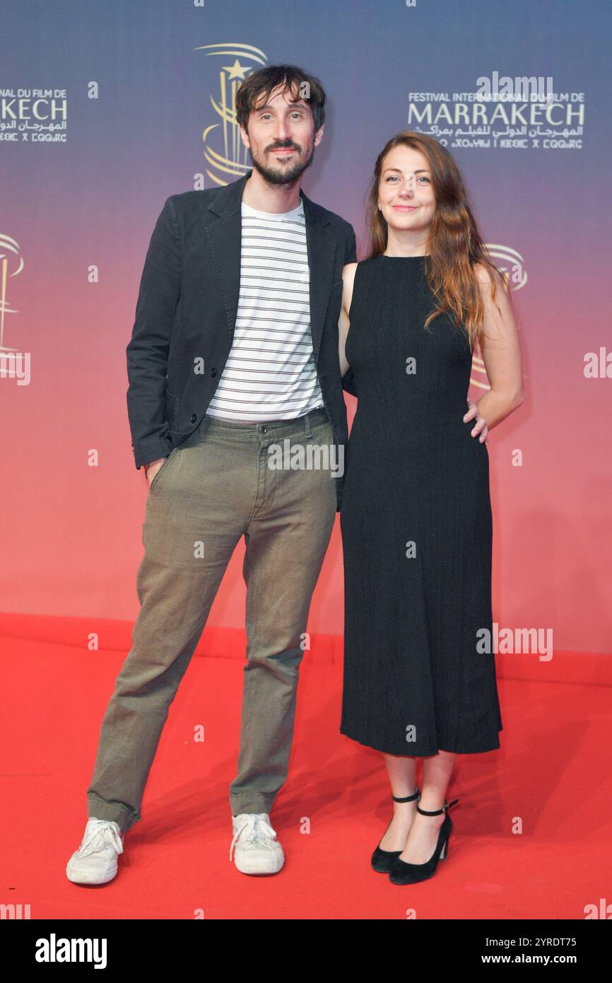 Marrakech, Morocco. 03rd Dec, 2024. Tyler Taormina and Alexandra ...