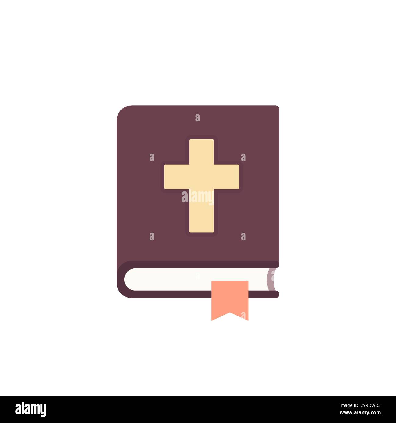 Bible book icon, flat vector design Stock Vector Image & Art - Alamy