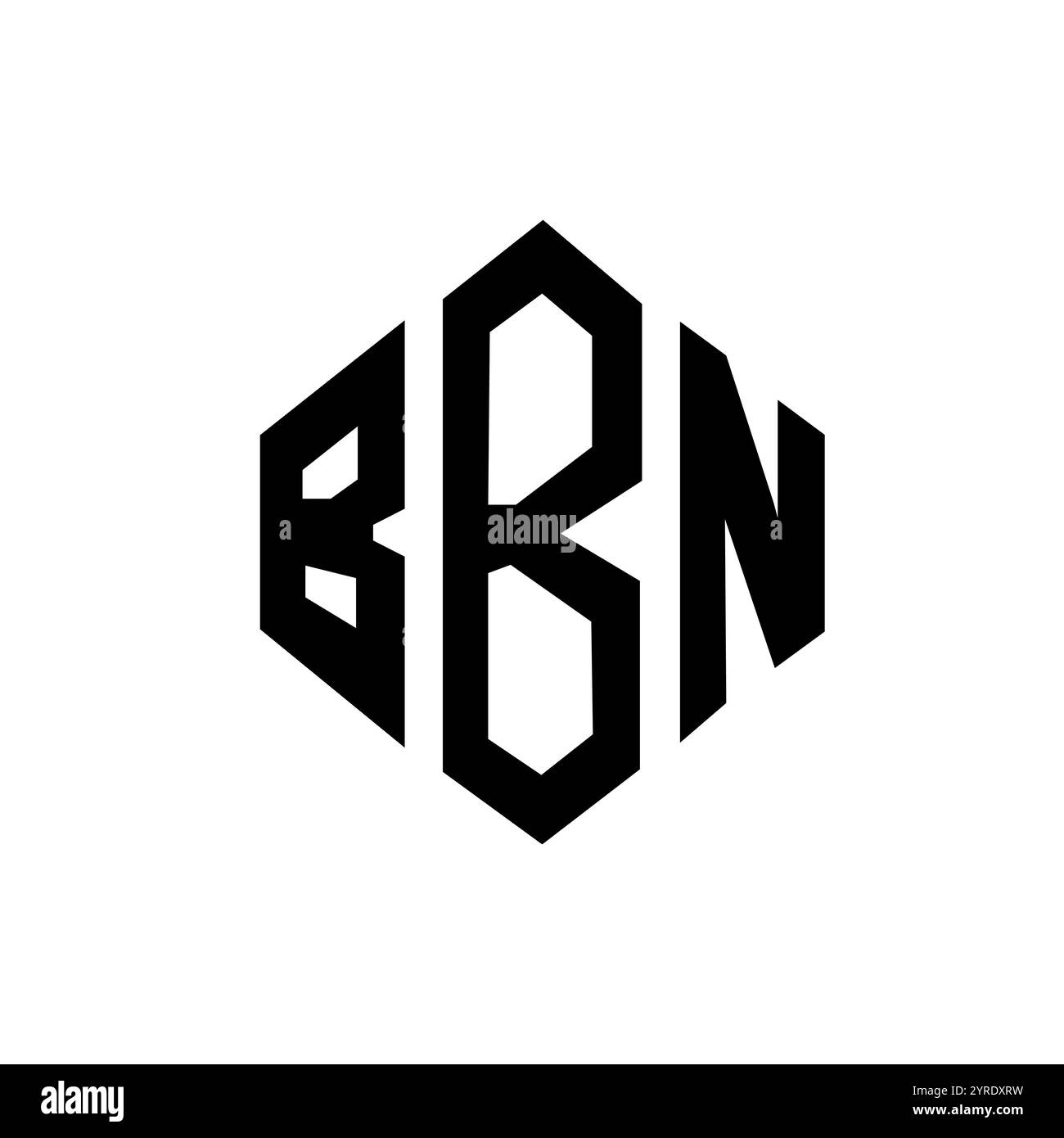 Bbn logo design Cut Out Stock Images & Pictures - Alamy