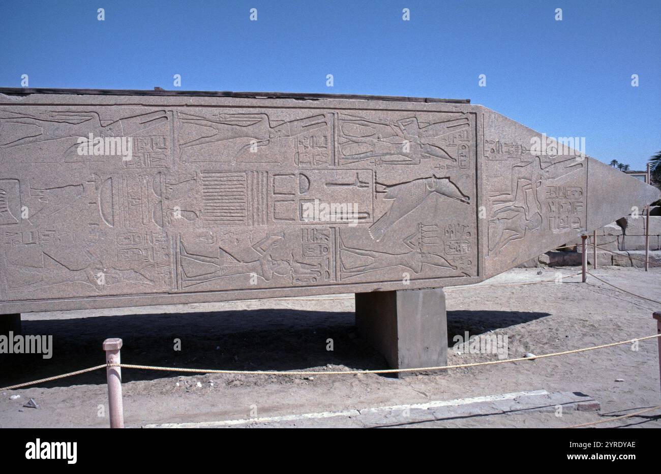 Reclining obelisk of Hatshepsut, Amun-Re-Temple, Great Amun-Temple ...