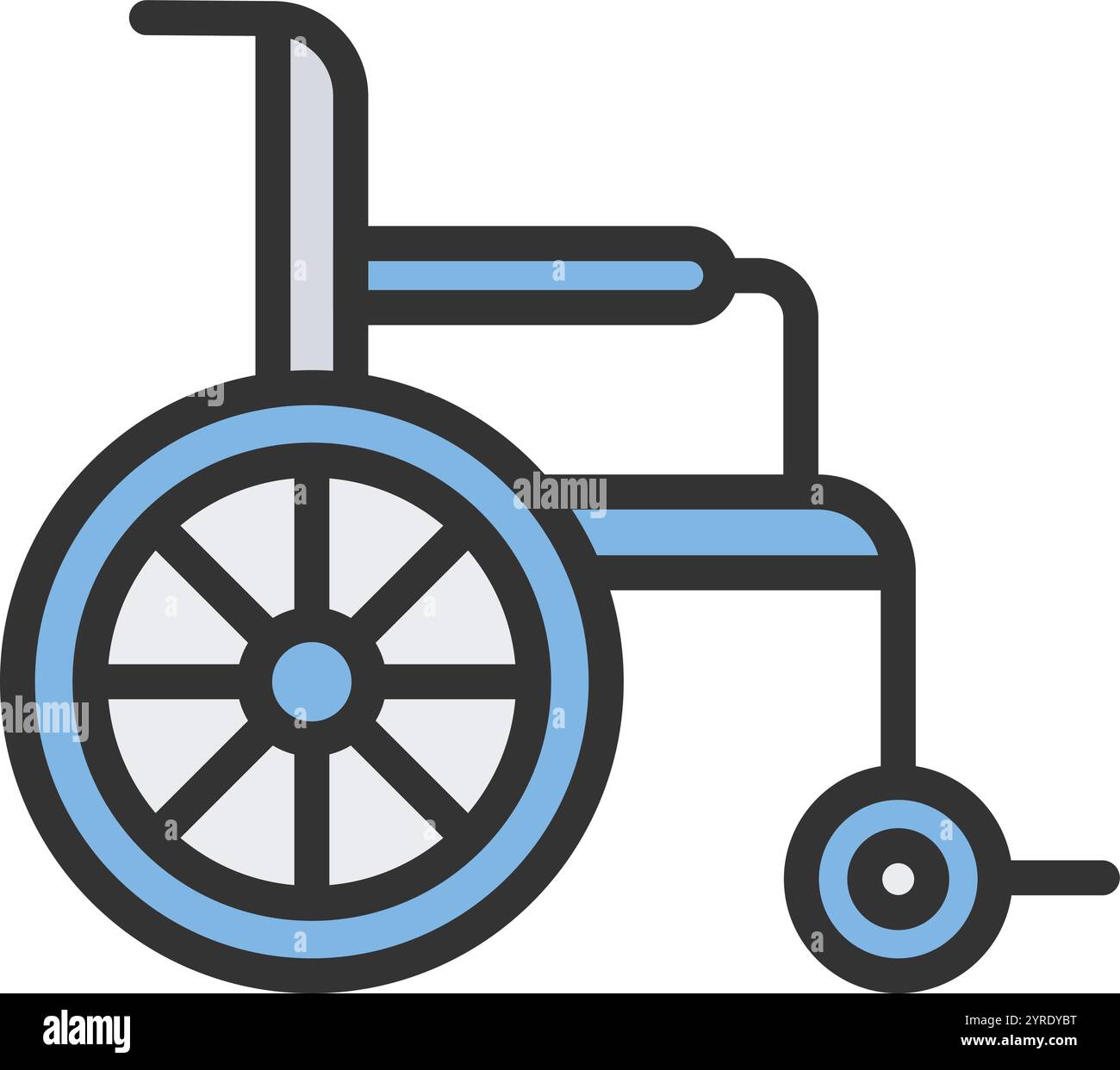 Wheelchair icon vector image. Suitable for mobile application web ...