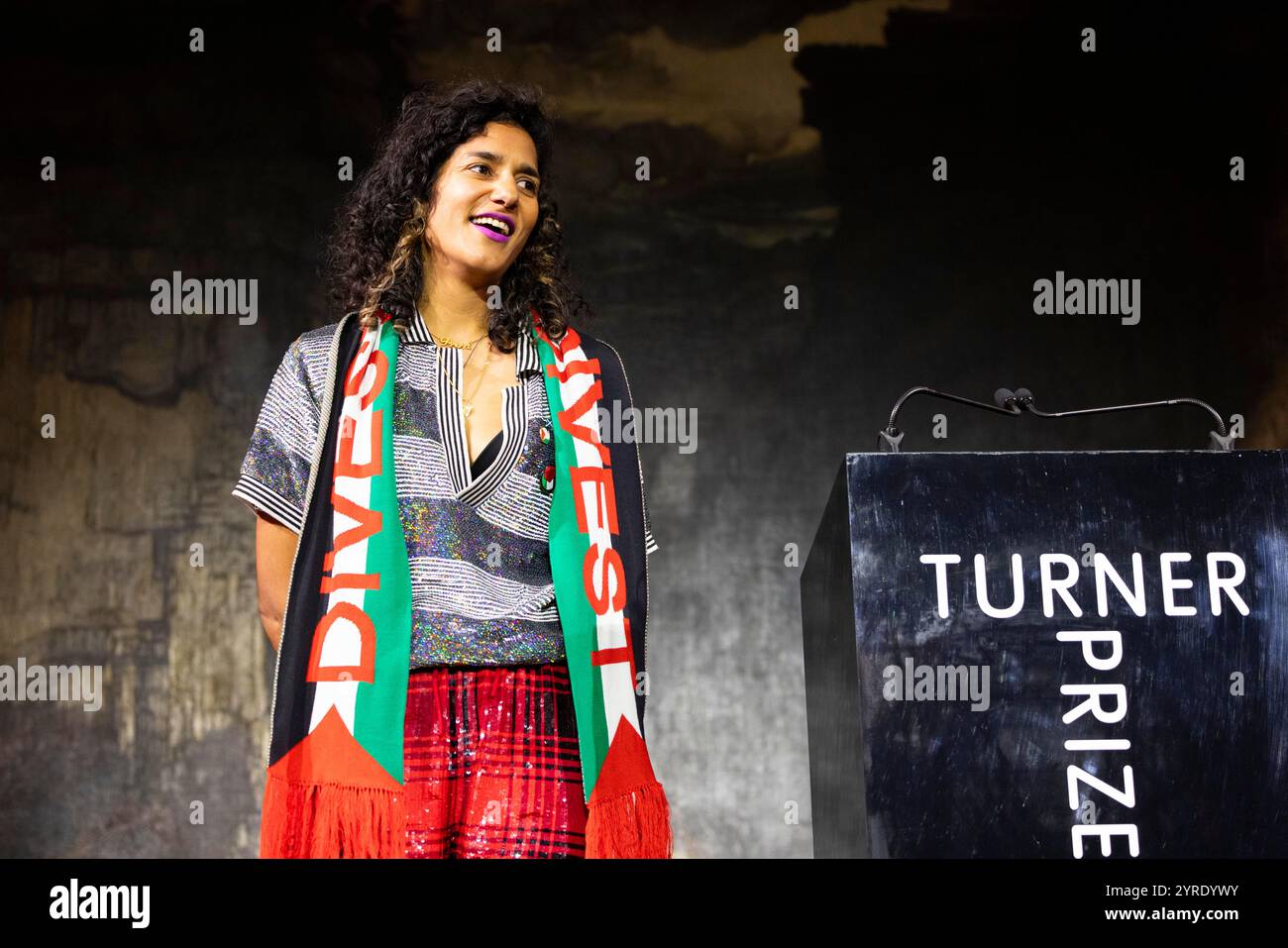 EDITORIAL USE ONLY Jasleen Kaur is announced as the winner of the ...