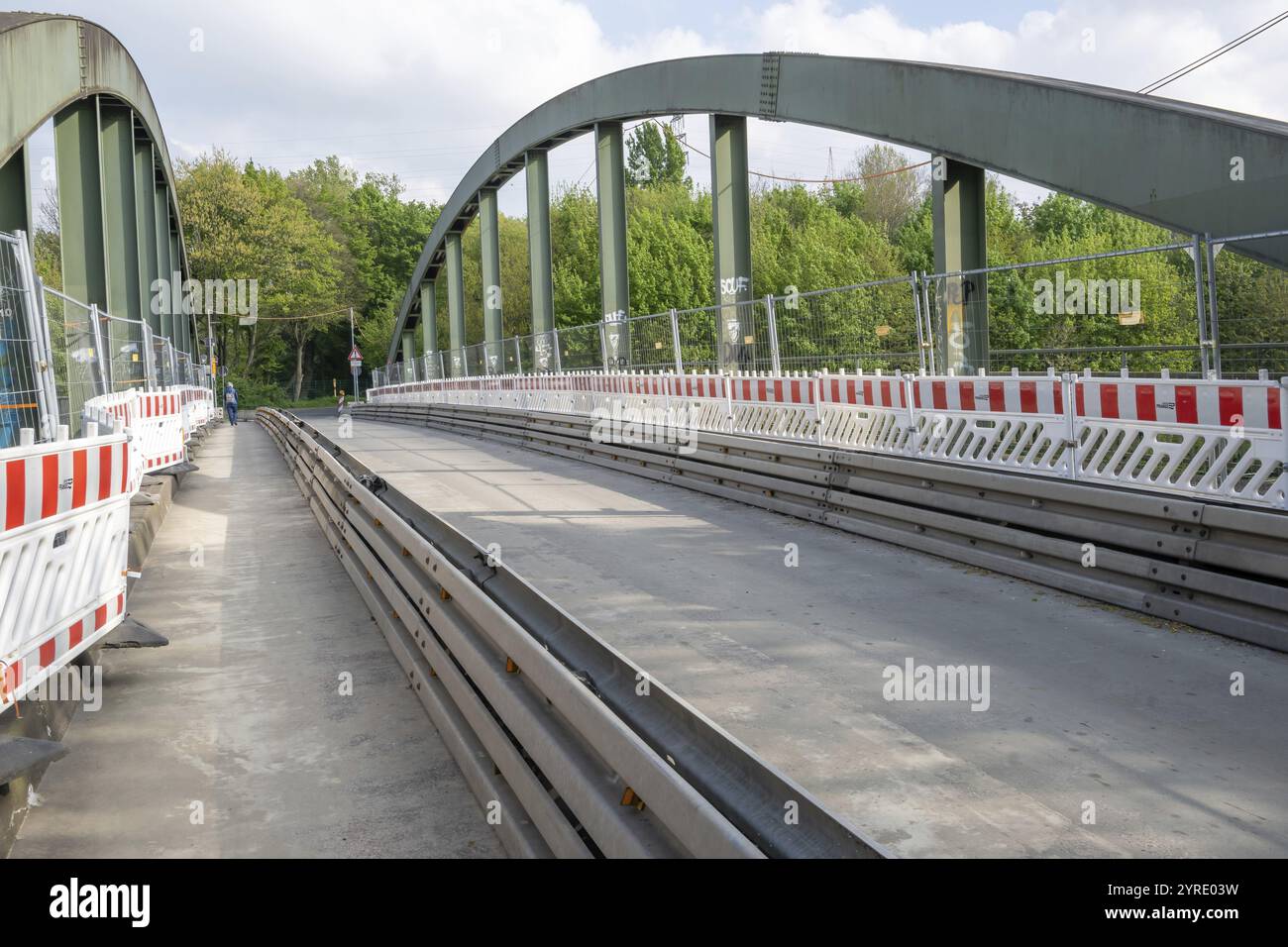 Details, truss bridge over the river Stock Photo - Alamy