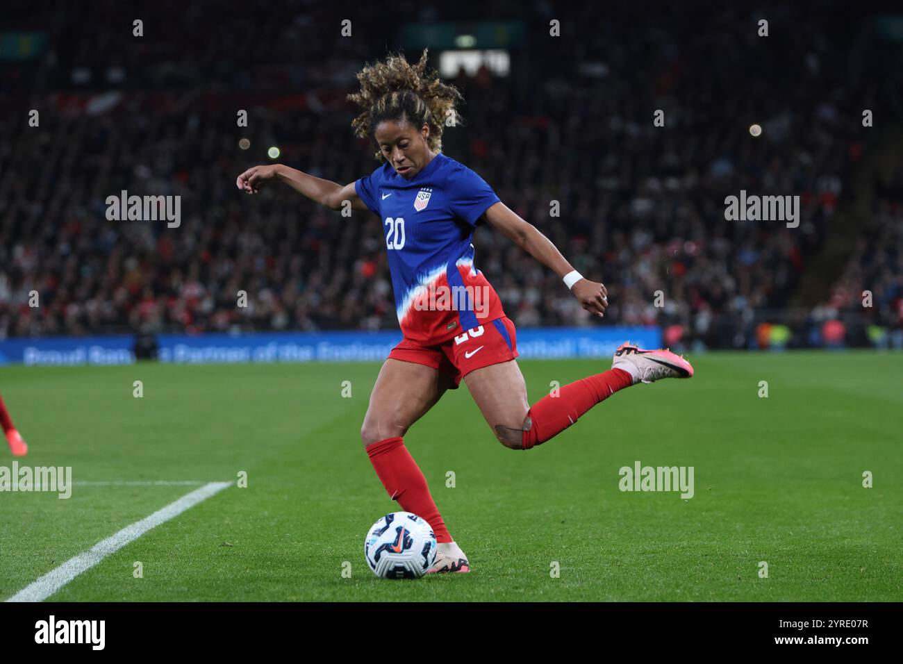 Casey Krueger England v USA Wembley Stadium London Lionesses England ...