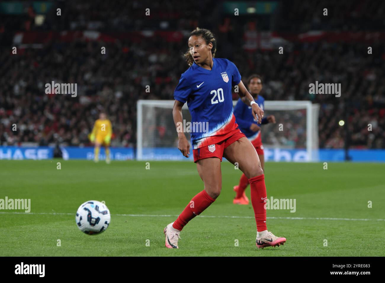 Casey Krueger England v USA Wembley Stadium London Lionesses England ...