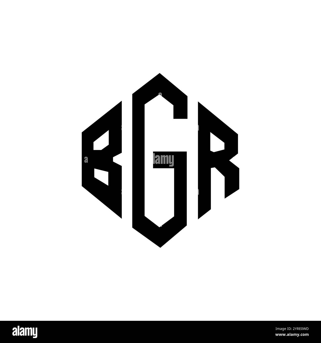 Bgr logo design Cut Out Stock Images & Pictures - Alamy