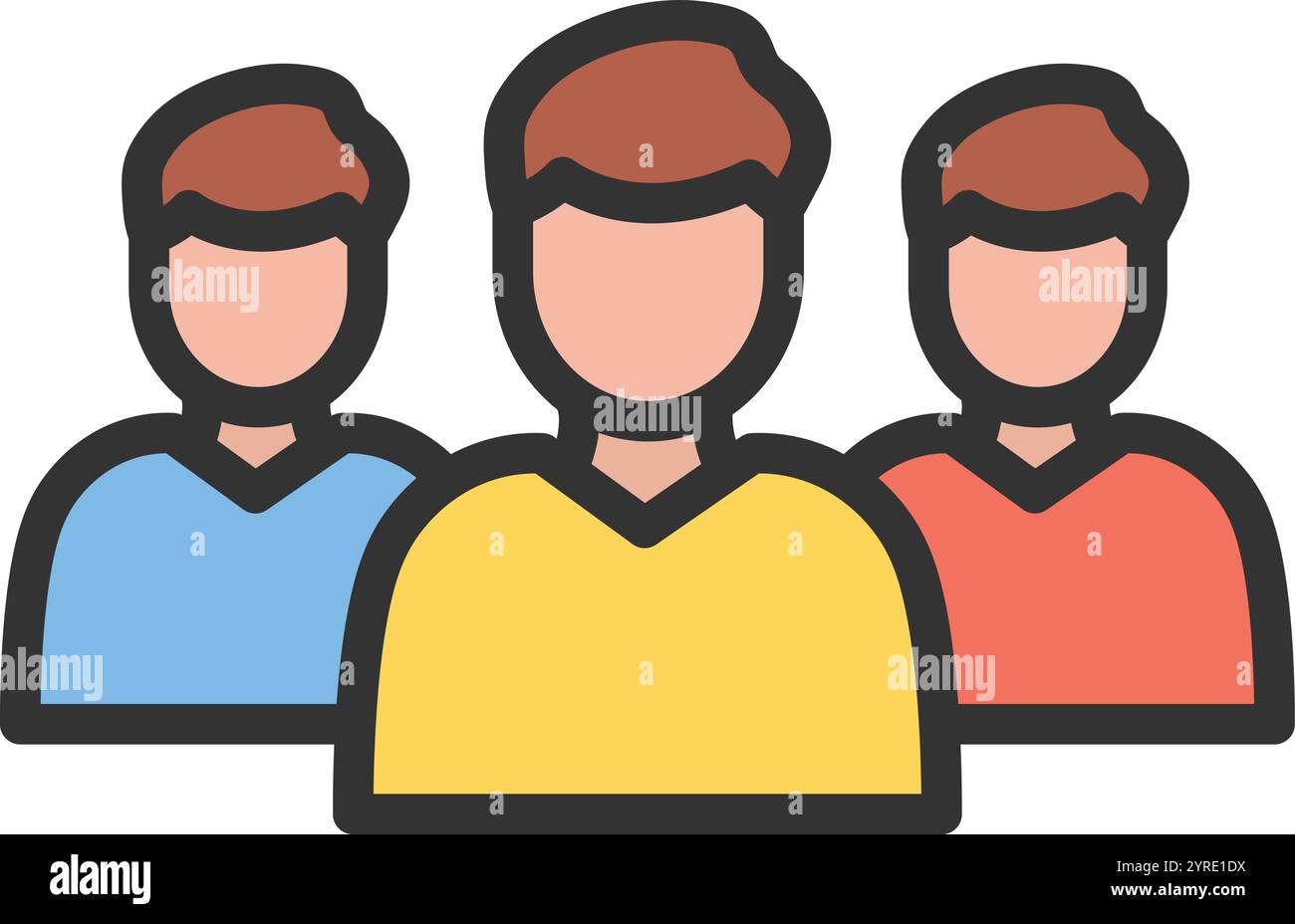 Workers icon vector image. Suitable for mobile application web application and print media Stock ...