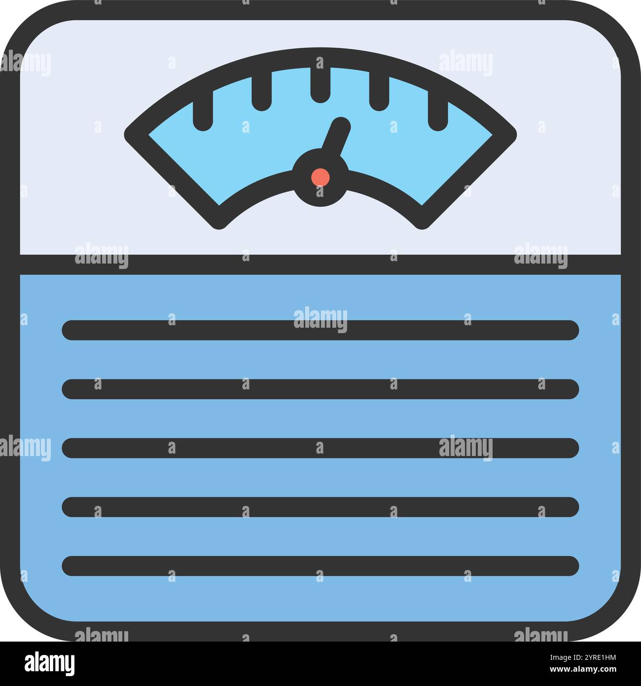 Weighing Machine icon vector image. Suitable for mobile application web ...