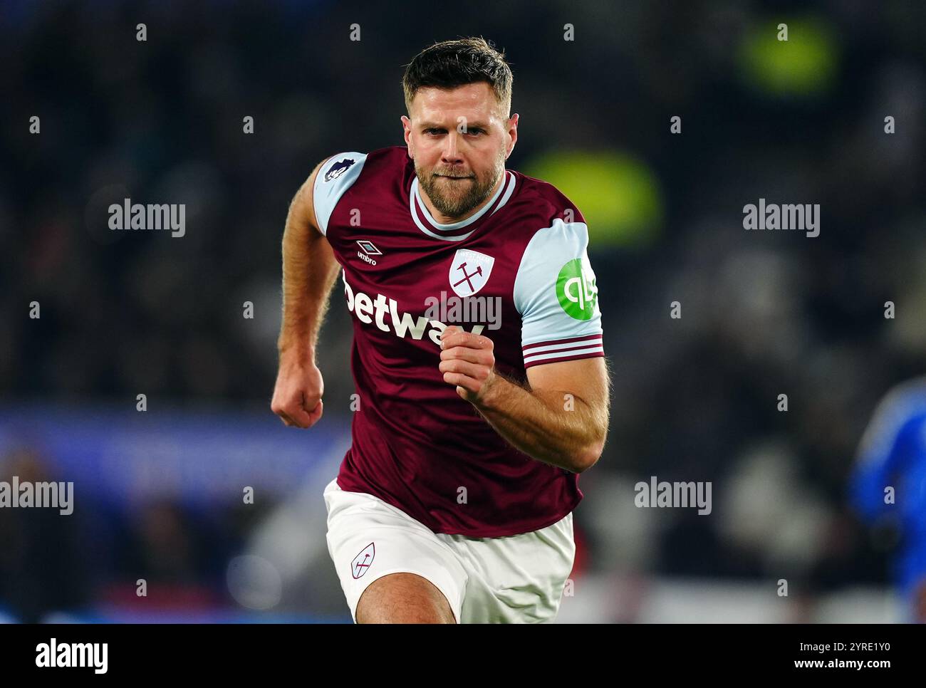 West Ham United's Niclas Fullkrug during the Premier League match at ...