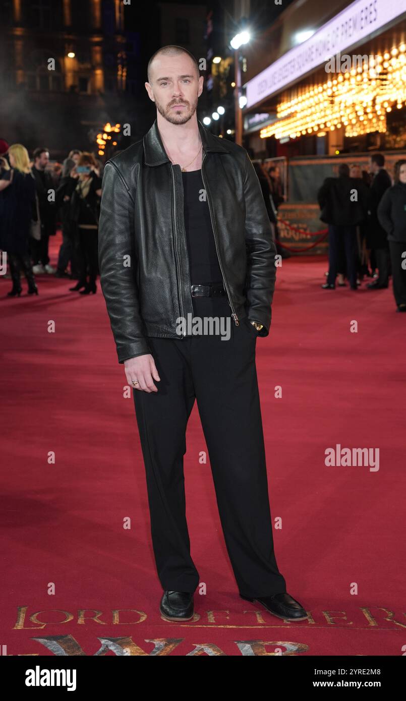 Sam Keeley arriving for the World premiere of The Lord of the Rings ...