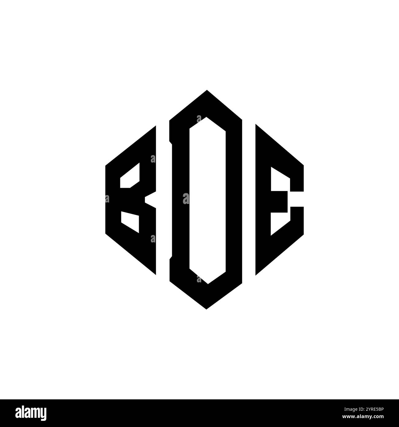 BDE letter logo design with polygon shape. BDE polygon and cube shape ...