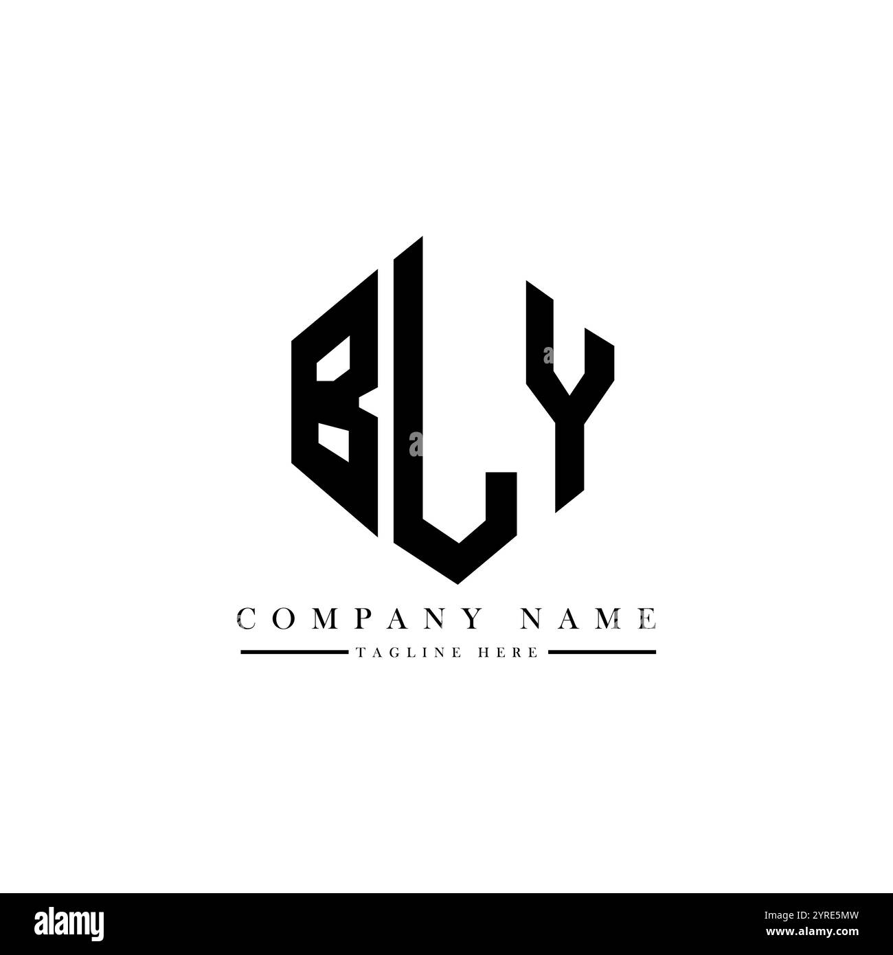 Bly logo design hi-res stock photography and images - Alamy
