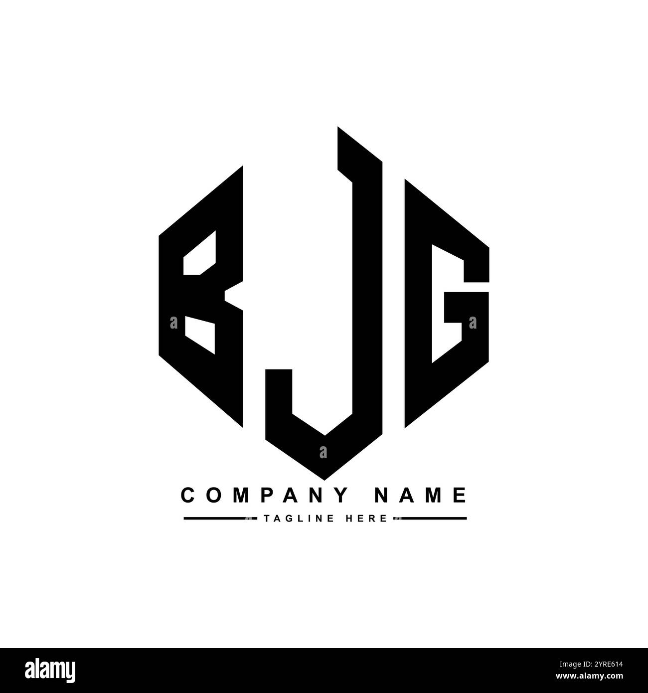 Bjg logo design hi-res stock photography and images - Alamy