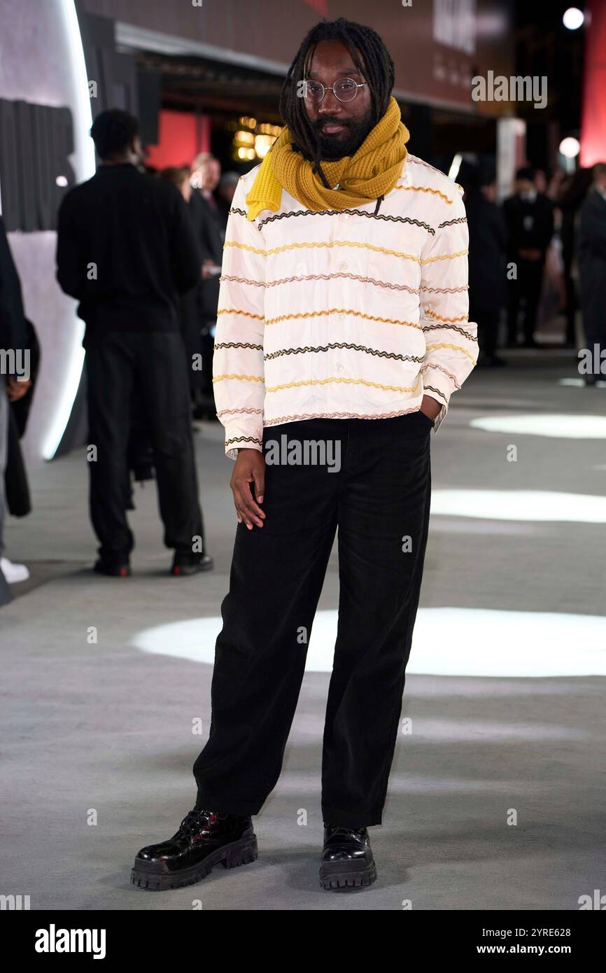 Nathan Stewart-Jarrett poses for photographers upon arrival for the ...