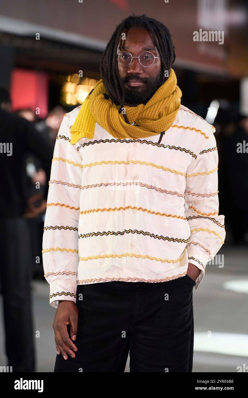 Nathan Stewart-Jarrett poses for photographers upon arrival for the ...