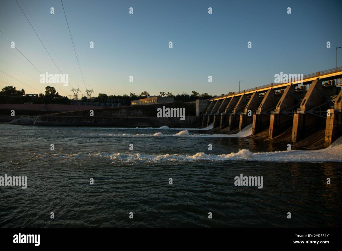 Omaha District's Gavins Point Dam Spillway. (U.S. Army photo by ...