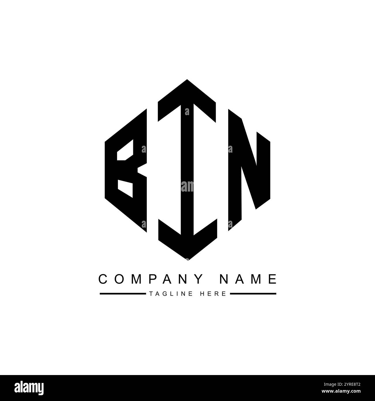 Bin hexagon Stock Vector Images - Alamy