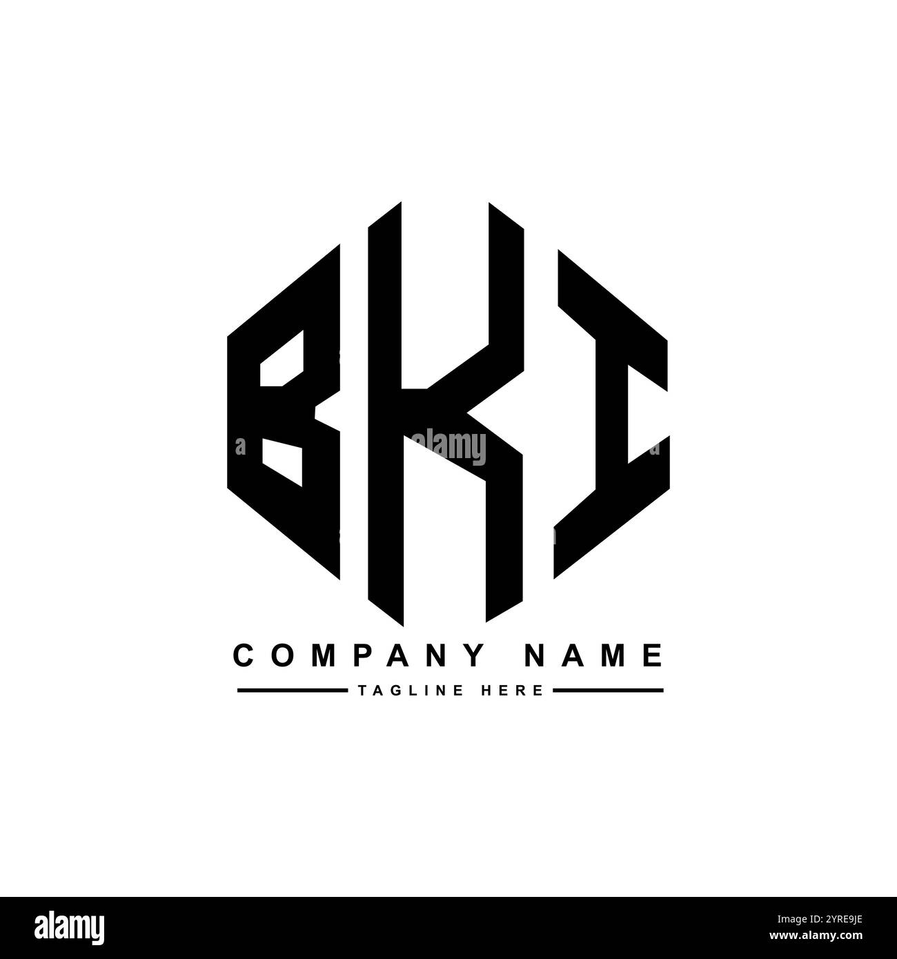 Bki hexagon Stock Vector Images - Alamy