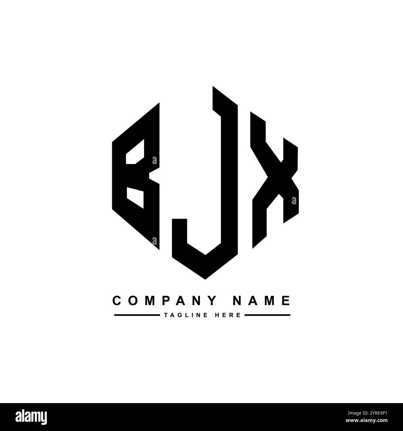 Bjx logo design Black and White Stock Photos & Images - Alamy