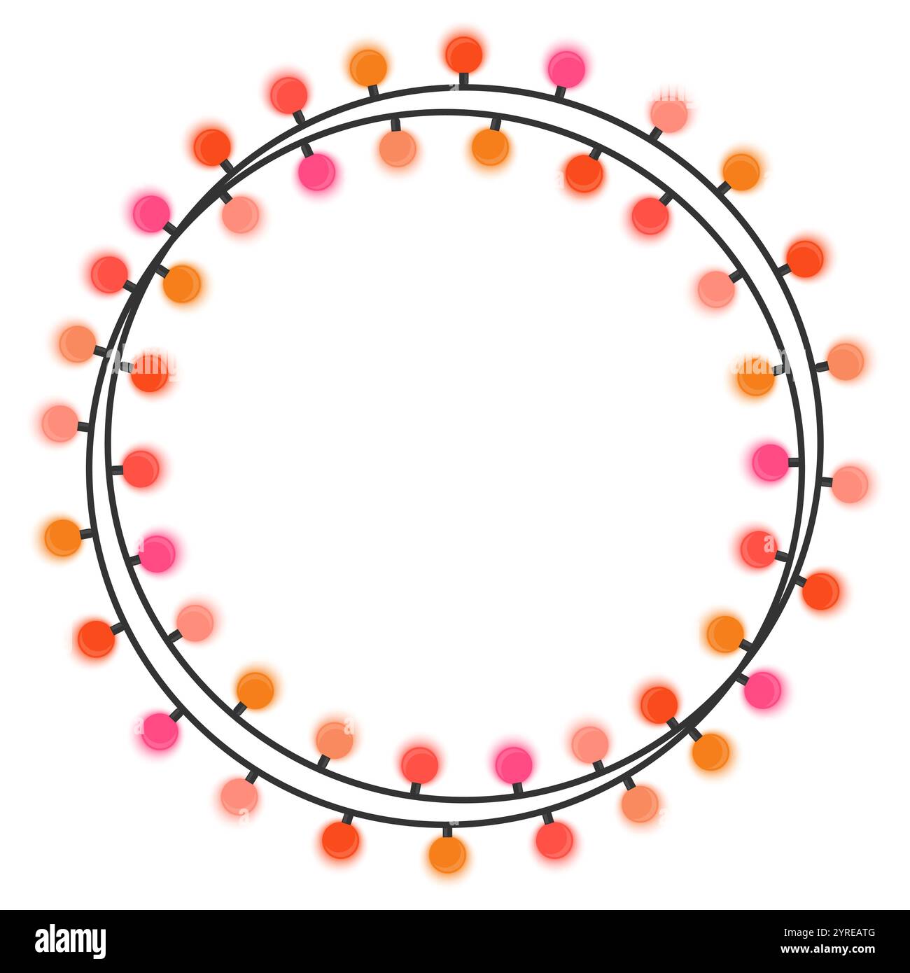 Garland light bulbs on Stock Vector Images - Alamy