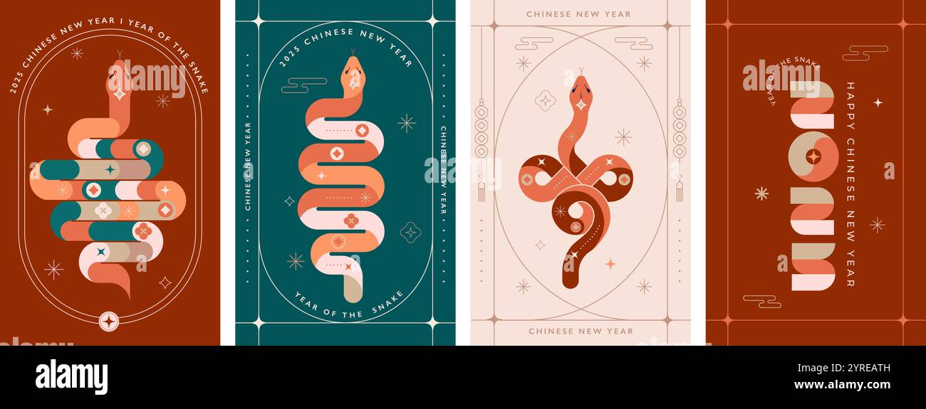 Minimalist snake designs hi-res stock photography and images - Alamy