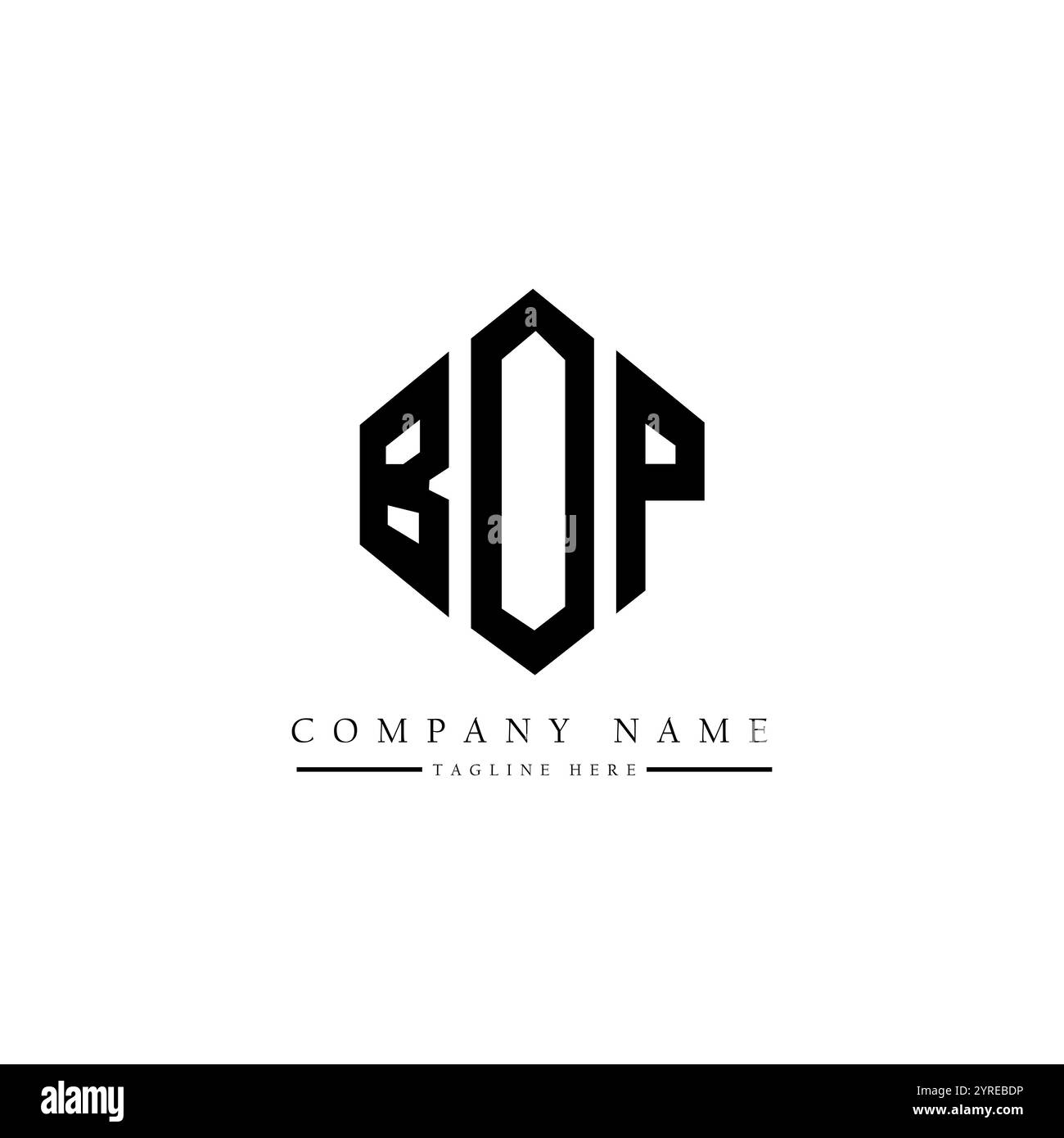 Initial letter bop Stock Vector Images - Alamy