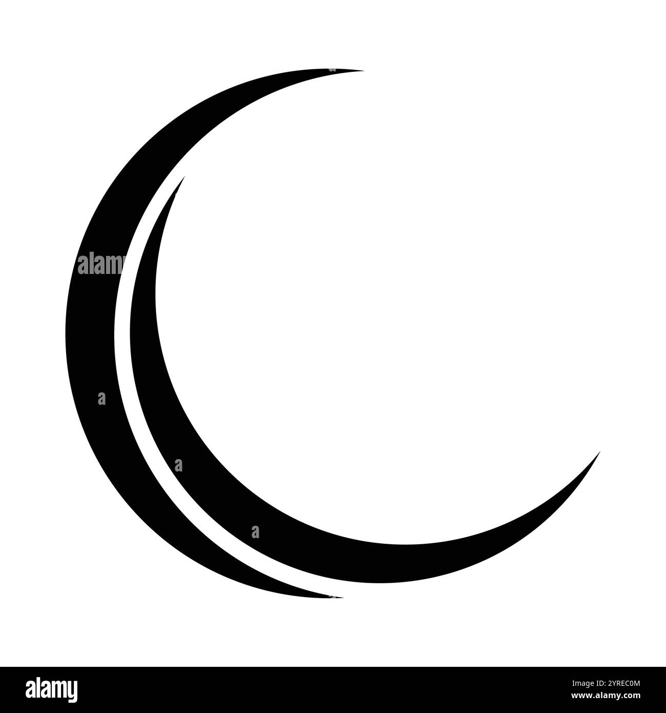 Half circle logo hi-res stock photography and images - Alamy