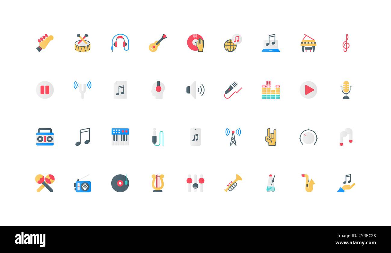 Sound and voice record, music, audio equipment, headphones and wireless ...