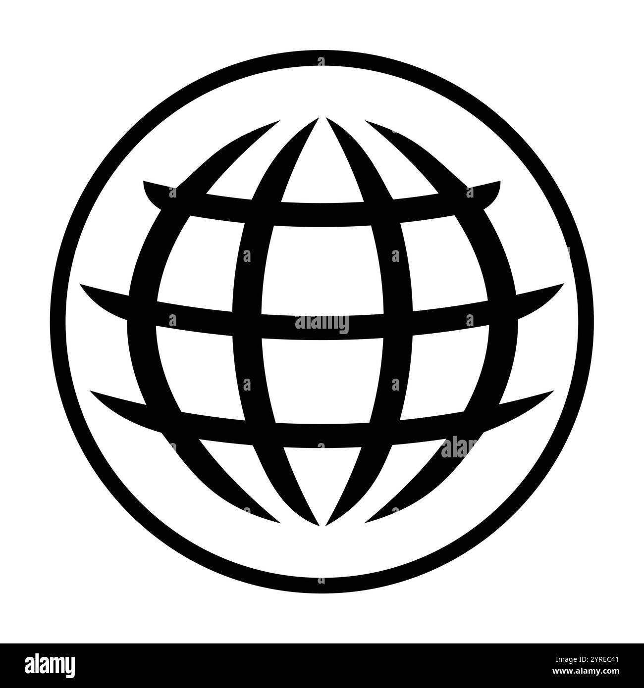 World Icon - World Logo Design - World Map Logo Stock Vector Image ...