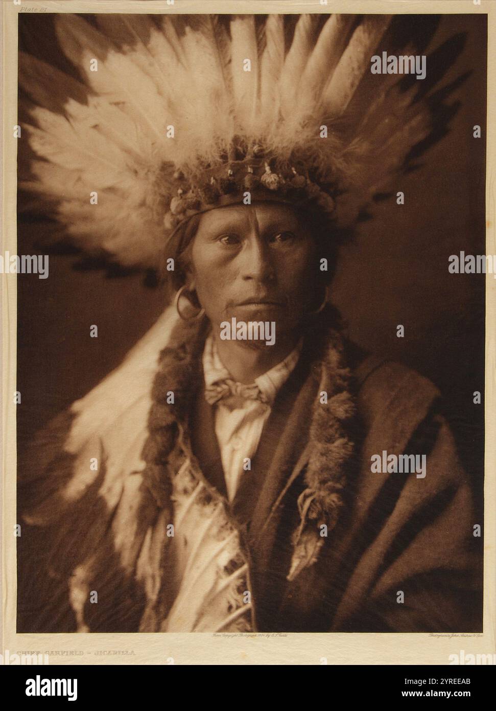 Chief Garfield – Jicarilla, 1904. Photogravure by American photographer ...