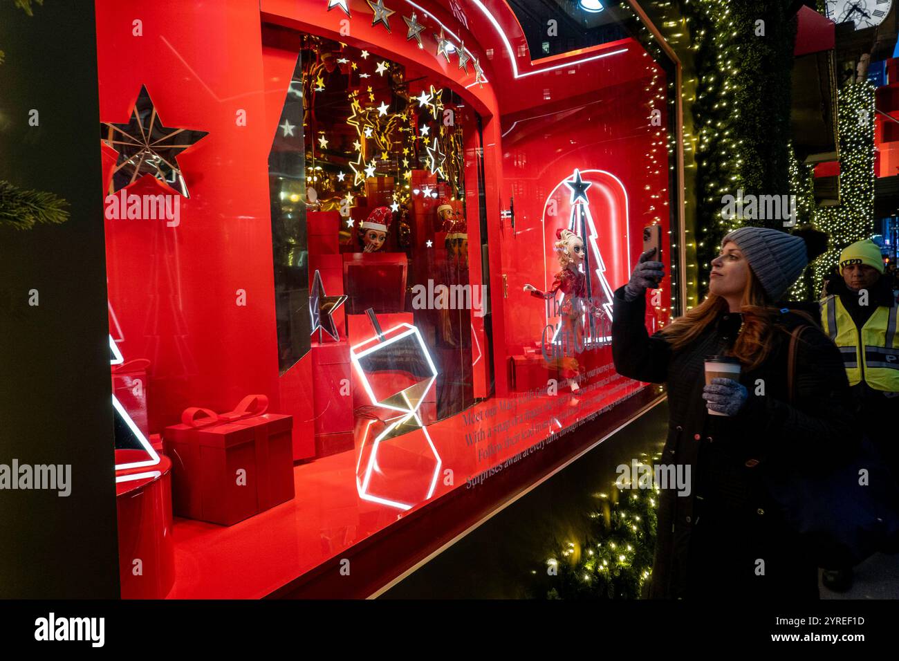 Christmas Season at R.H. Macy Flagship Department Store in Herald ...