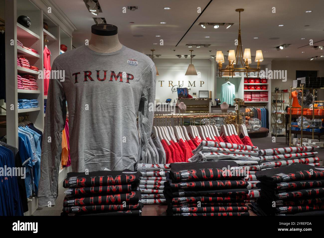 The Trump store in Trump Tower on Fifth Avenue sells branded ...