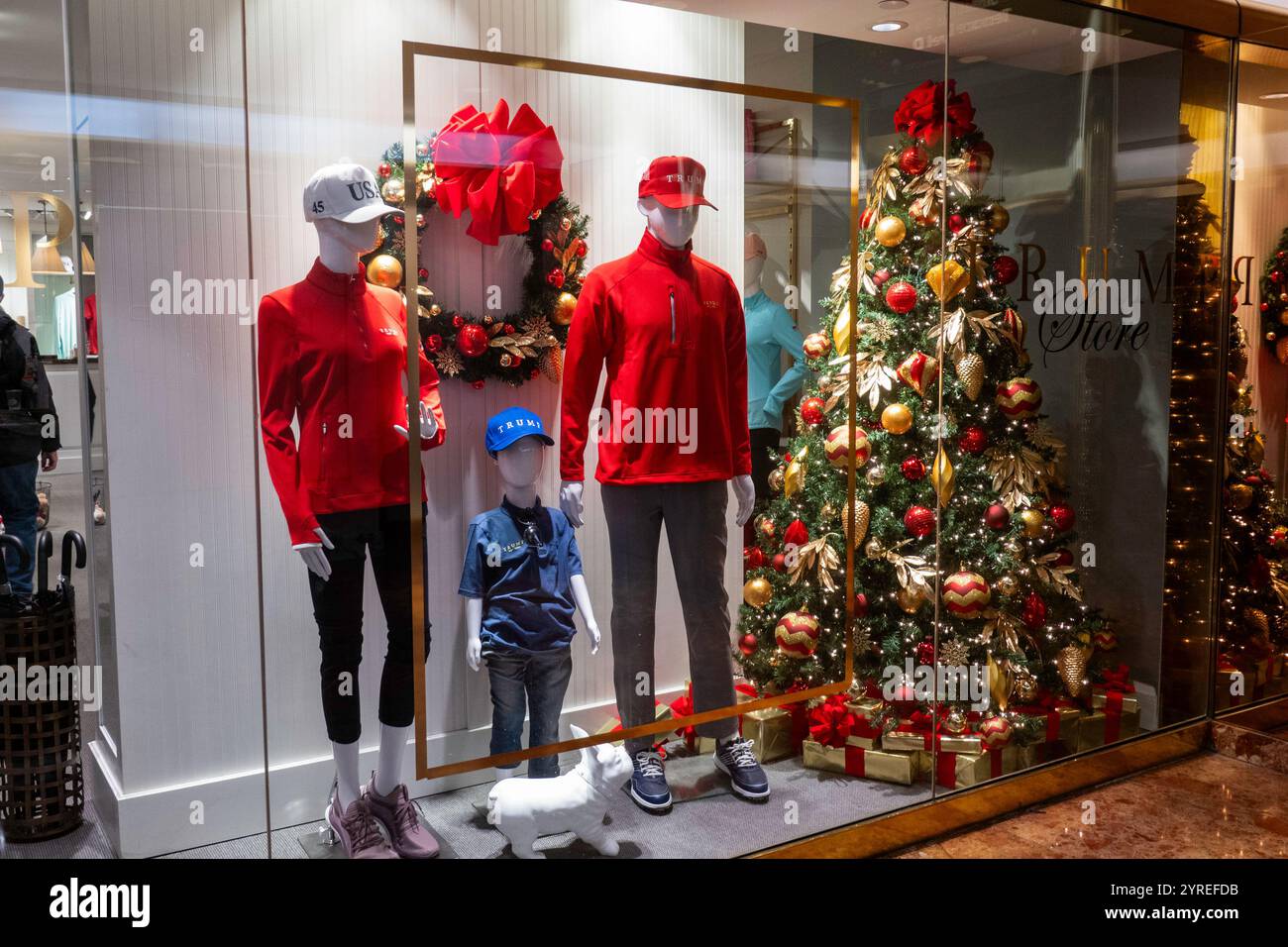 The Trump store in Trump Tower on Fifth Avenue sells branded ...