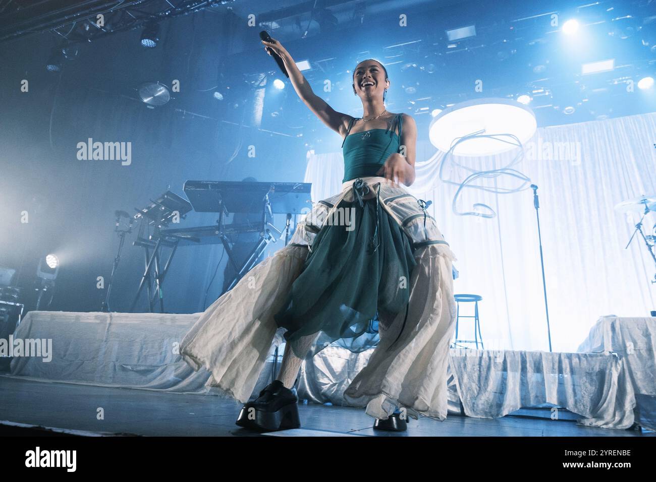 Madrid, Spain. 03rd Dec, 2024. British singer Sarah Faith Griffiths ...