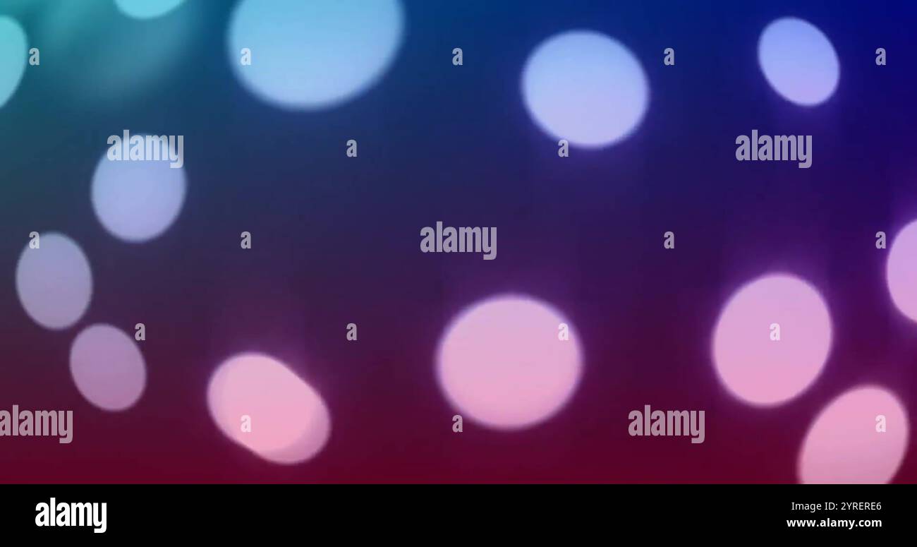 Image of glowing spots of light on dark background Stock Photo - Alamy