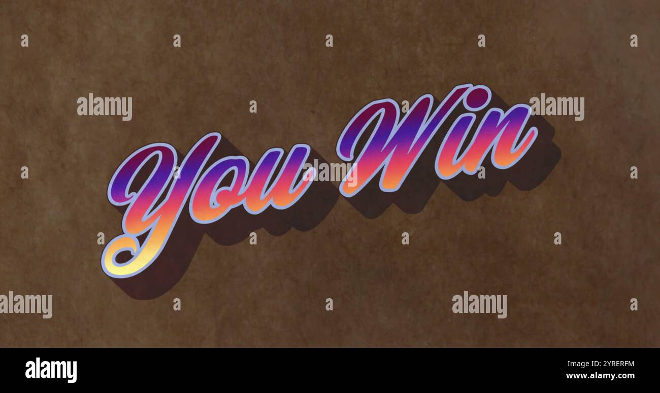 Brown typography hi-res stock photography and images - Alamy