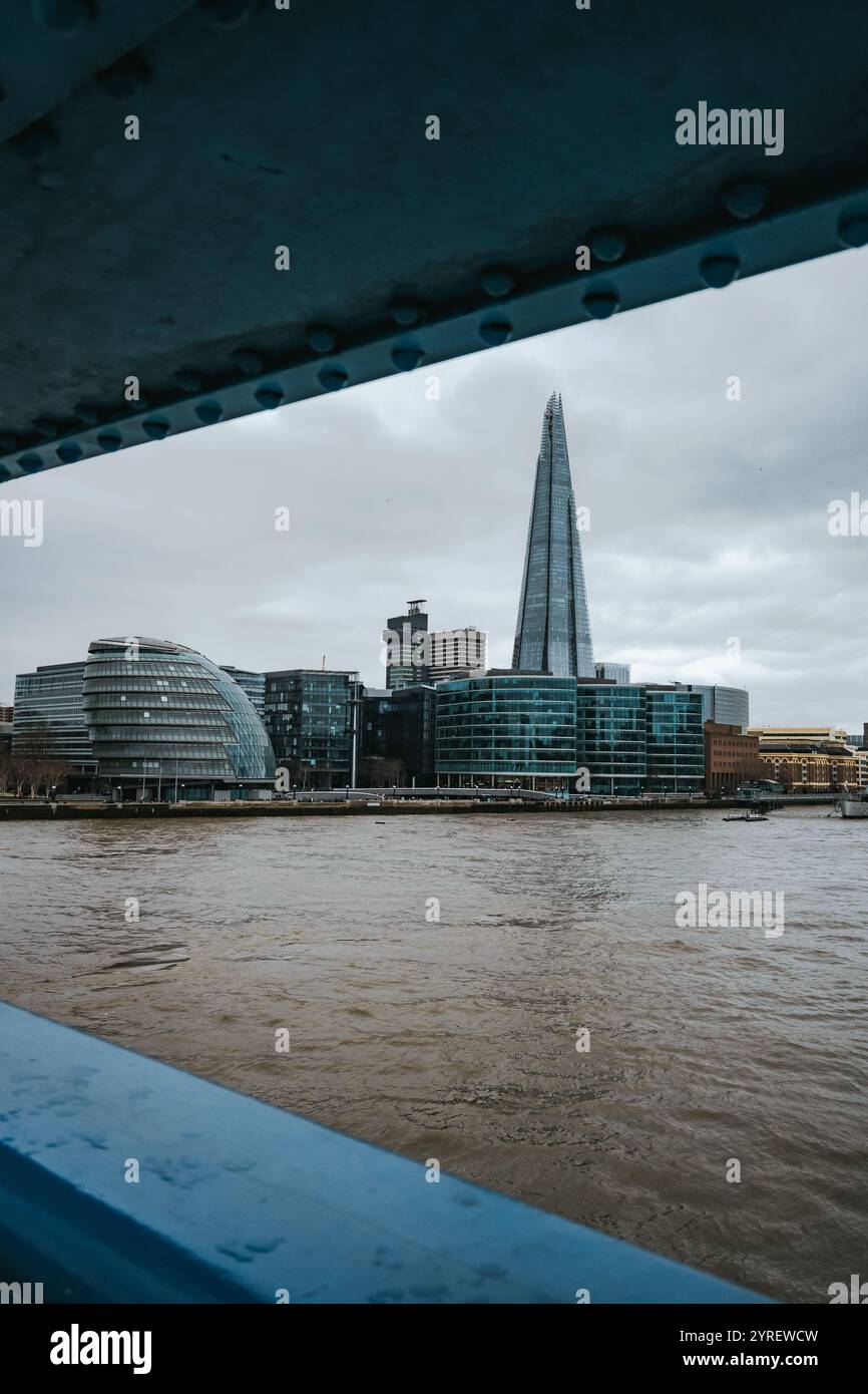 The Shard towers over the River Thames in London, offering a stunning ...