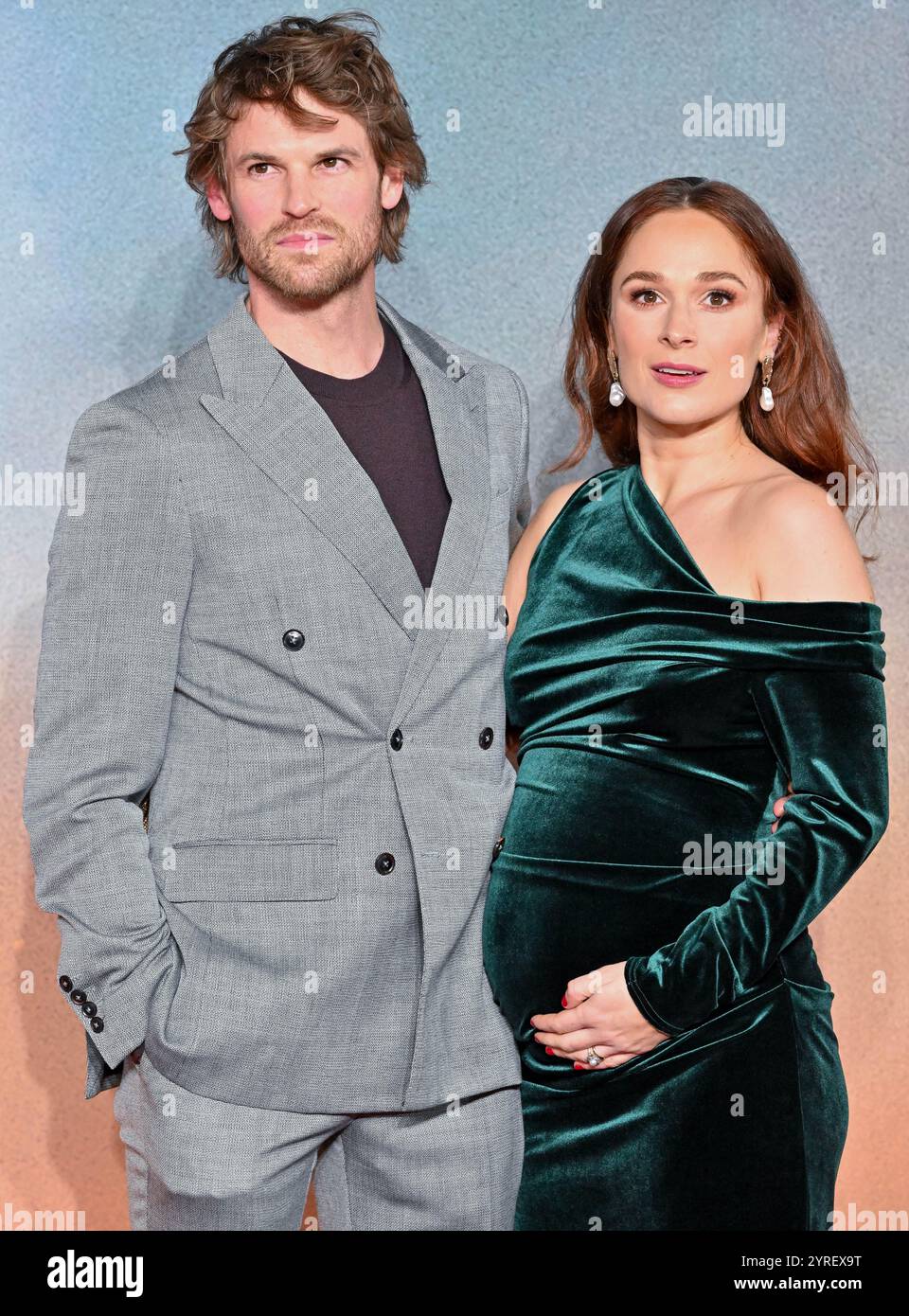 London, UK. 03rd Dec, 2024. Benjamin Wainwright and Phoebe Sparrow ...