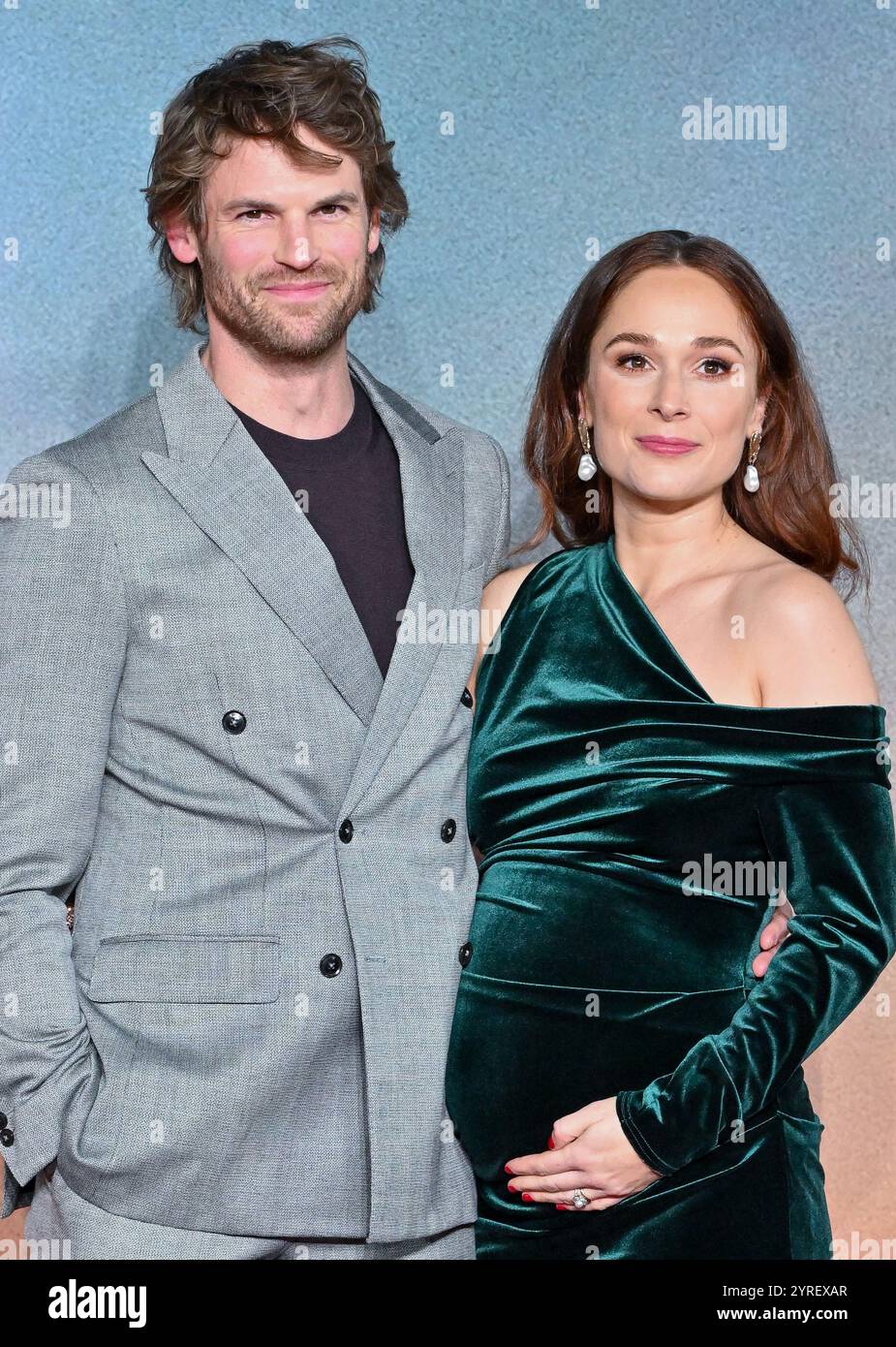 London, UK. 03rd Dec, 2024. Benjamin Wainwright and Phoebe Sparrow attend the UK Premiere of The ...