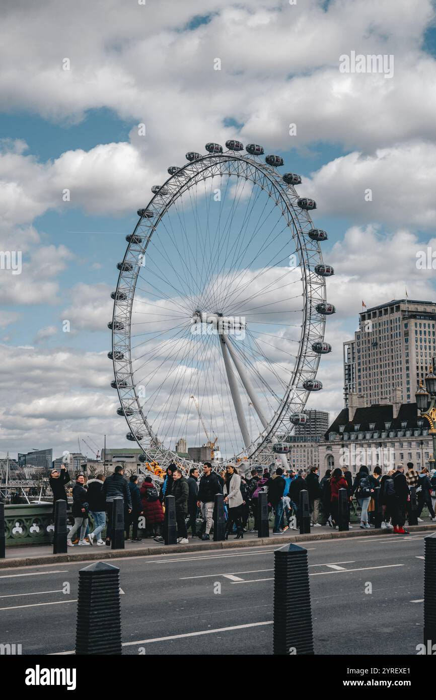The London Eye, an observation wheel, offers breathtaking views of the ...
